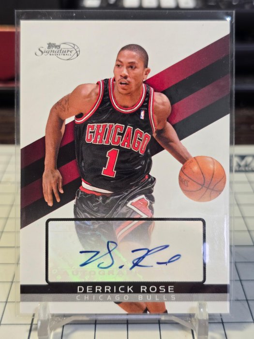2008 Topps Signature Derrick Rose 新人年簽名 | Yahoo拍賣