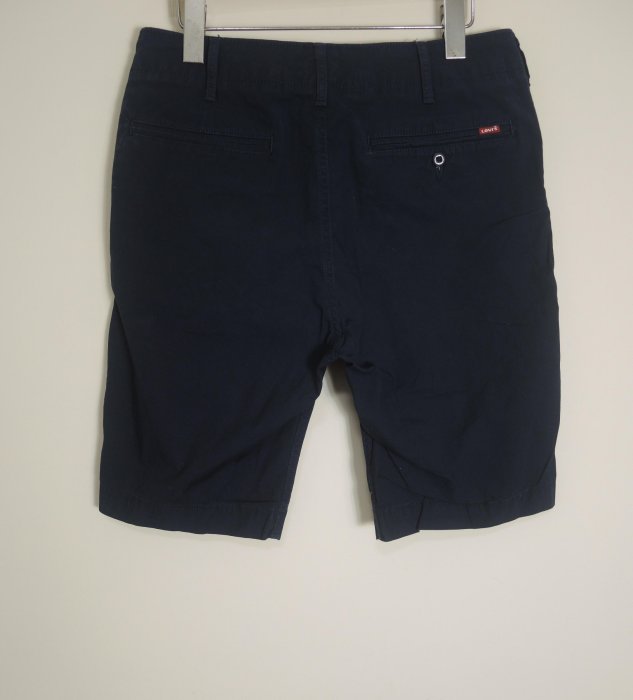 Furugi Shop 美國百年老牌 Levis 502 深藍 CHINO 經典錐形 休閒短褲 一元起標 1G547 | Yahoo拍賣