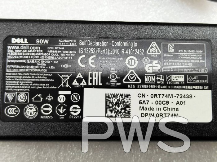 ☆【全新 DELL 原廠 充電器 19.5V 4.62A 90W 】☆台北面交 特殊小接頭 XPS 小頭帶針 | Yahoo拍賣