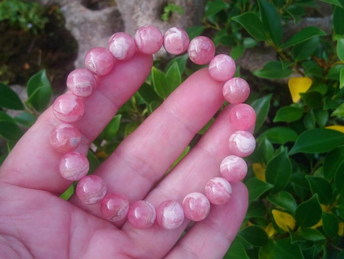 簡單Simple。現貨。60845號天然老礦冰種阿根廷紅紋石圓珠手串手珠手鍊。旺姻緣。10MM。 | Yahoo拍賣