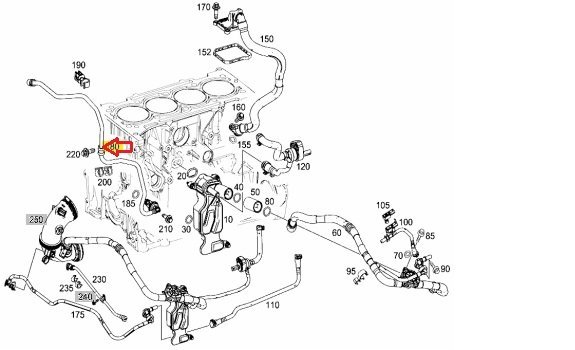 BENZ W204 S204 W205 S205 2012- M274 曲軸箱透氣管 單向閥 (原廠貨) 2740182300 | Yahoo拍賣