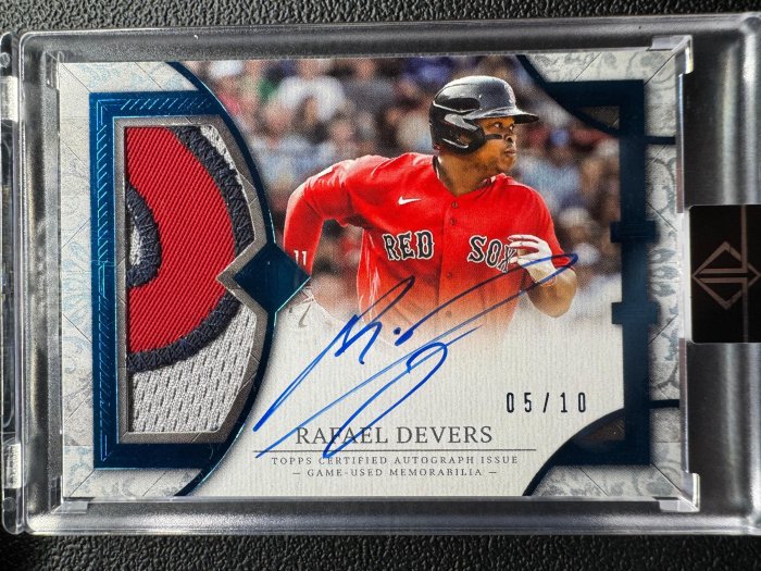 紅襪Rafael Devers 2024 Topps Transcendent Patch Auto TCPA-RD(限量10張) | Yahoo拍賣