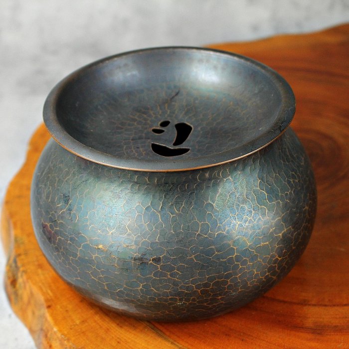 【桑園の】高級品 日本 玉川堂 紫金銅 394g 鎚起銅器 茶洗 建水 D 7419 | Yahoo拍賣