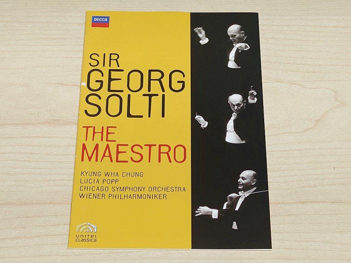 【駱克二手古典DVD】THE MAESTRO SIR GEORG SOLTI 4DVD 歐洲版 解說黃斑&壓痕&小破損 CD1-3小刮傷 皆不 ...