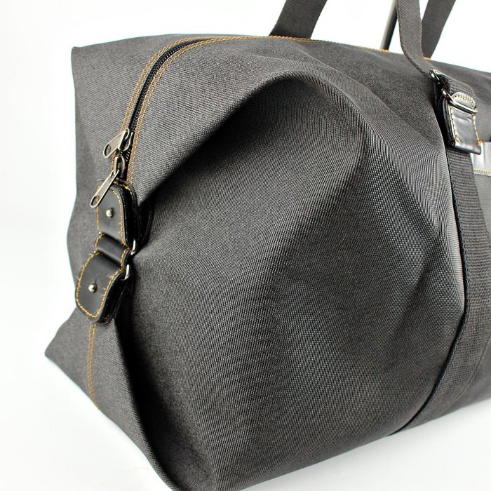 【桑園の】二手真品 法國製 dunhill 登喜路 大款70cm 輕量 扁形 波士頓 旅行袋 實用大包 D 6412 | Yahoo拍賣