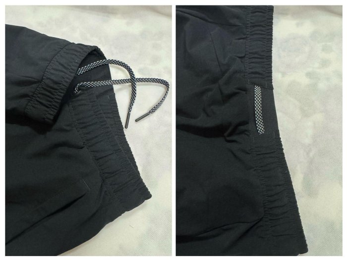 Reebok 黑色兩側口袋抽繩彈性腰圍素面休閒運動長褲 / XS / A956 | Yahoo拍賣