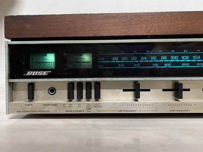 經典~美國 BOSE 550 am/fm stereo receiver 收音擴大機 綜合擴大機 日本製造~ | Yahoo拍賣