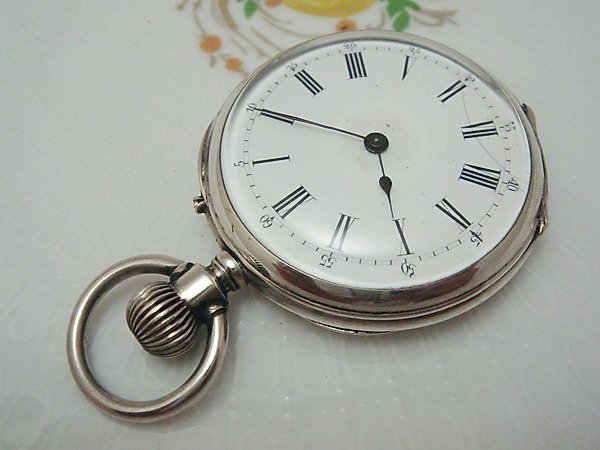 【timekeeper】 1900年瑞士製Depose純銀精雕三門懷錶(免運) | Yahoo拍賣