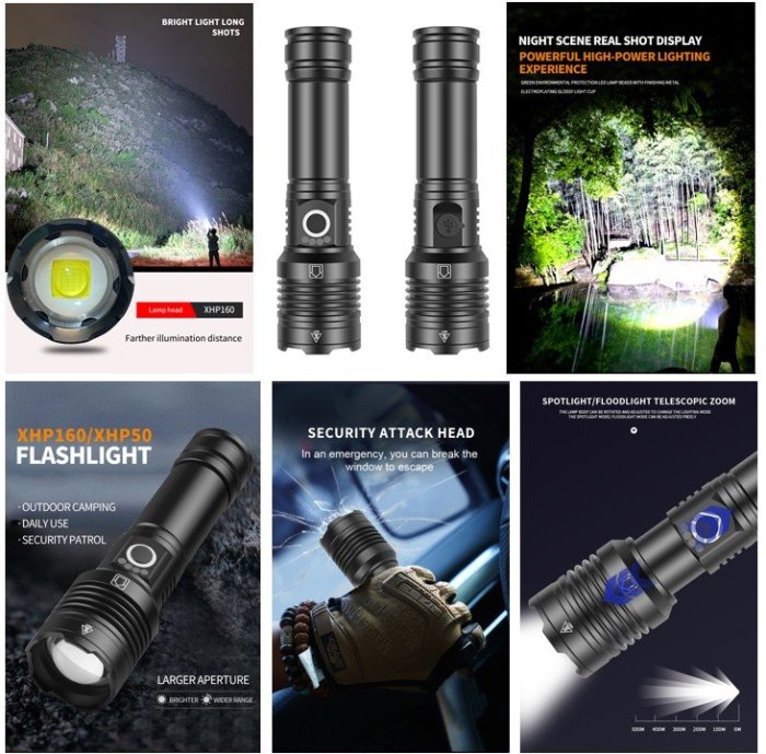 【購生活】 Z4 XHP160 16核心 P160 USB充 手電筒 5檔 變焦 P99 照明燈 頭燈 P70 L2 | Yahoo拍賣