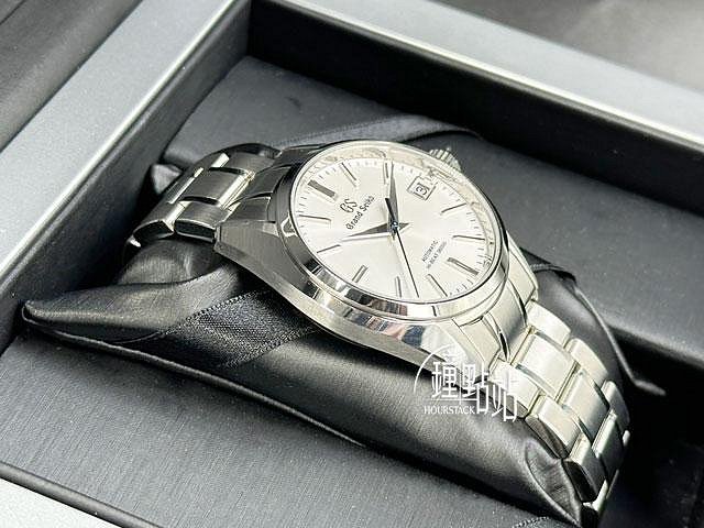 【鐘點站名錶】全新 2025年保卡 GRAND SEIKO 經典系列 SBGH201 不鏽鋼 高振頻機芯 GS 銀白色面盤 40.2mm ...