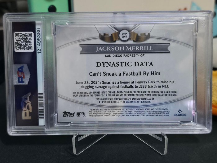 2024 Topps Dynasty 教士 新星 Jason Merrill /10 PSA9 RPA | Yahoo拍賣