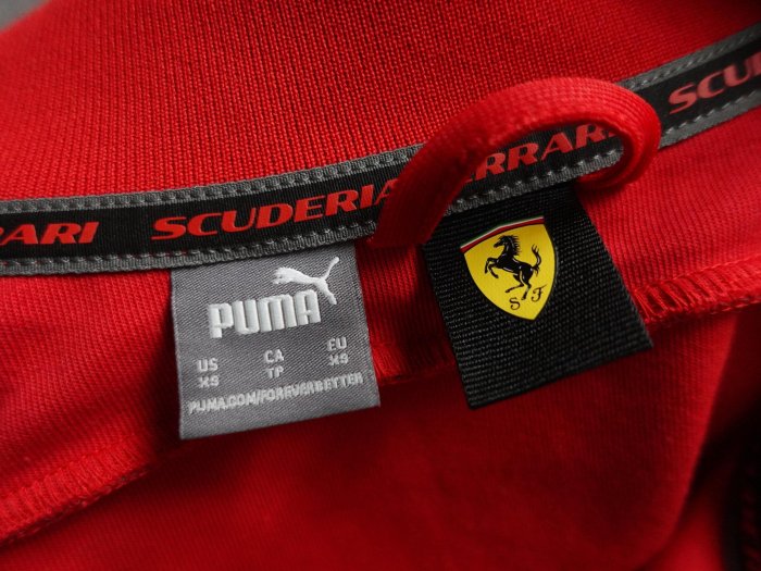 CA 德國運動品牌 PUMA x FERRARI 紅色 休閒夾克 XS號 一元起標無底價E439 | Yahoo拍賣