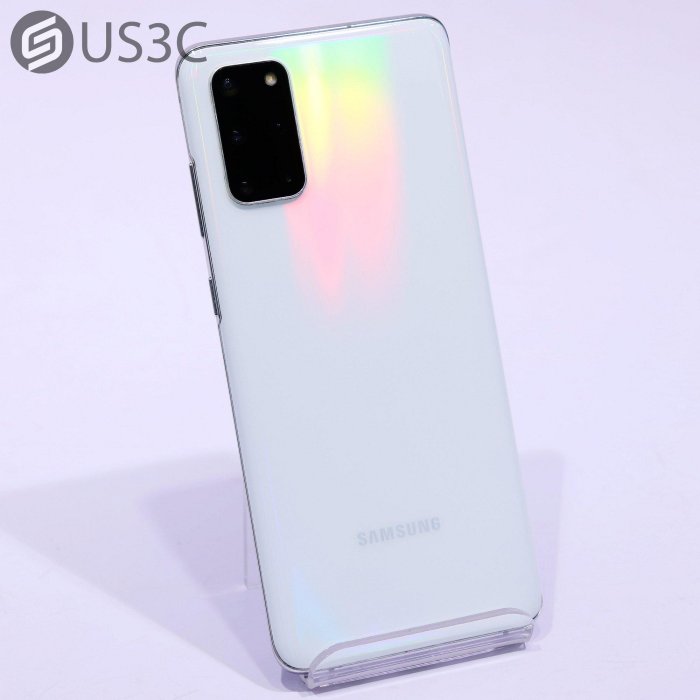 【US3C-文心店】【一元起標】Samsung Galaxy S20+ SM-G9860 12G 128G 5G 晴空白 6.7吋 極窄邊框 ...
