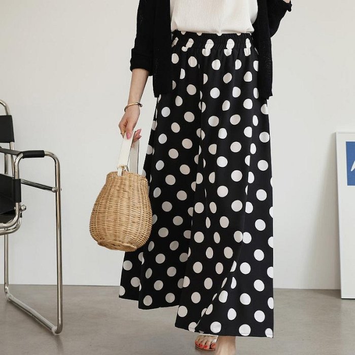 Forever Kids 正韓 大圓點點口袋寬褲裙【K27008】 | Yahoo拍賣