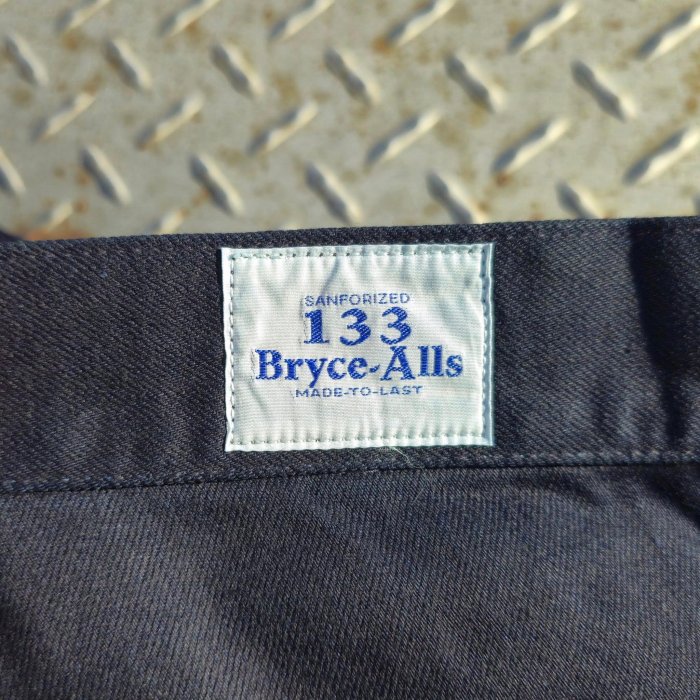 生來狂野一元起標二手極新日本製Bryce-Alls經典美式復古100%純棉帆布多口袋雙膝補強寬鬆版型工作長褲靛藍色W38 Made in ...