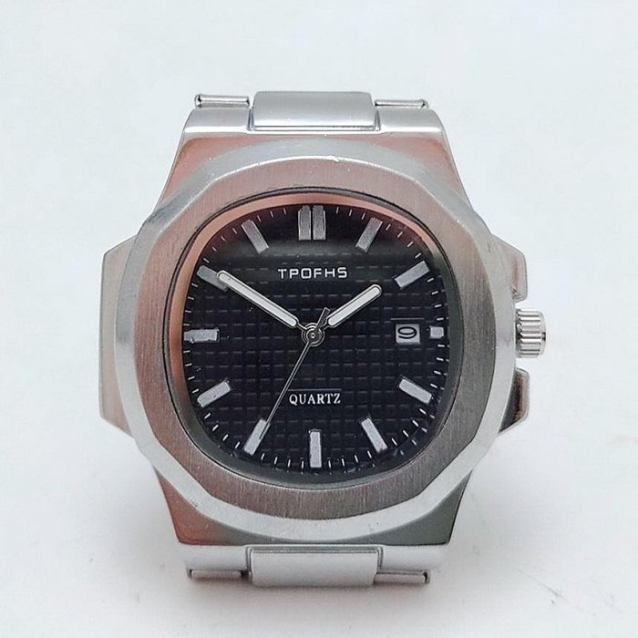 【timekeeper】 全新Nautilus鸚鵡螺風格大錶徑石英錶(日期顯示) | Yahoo拍賣