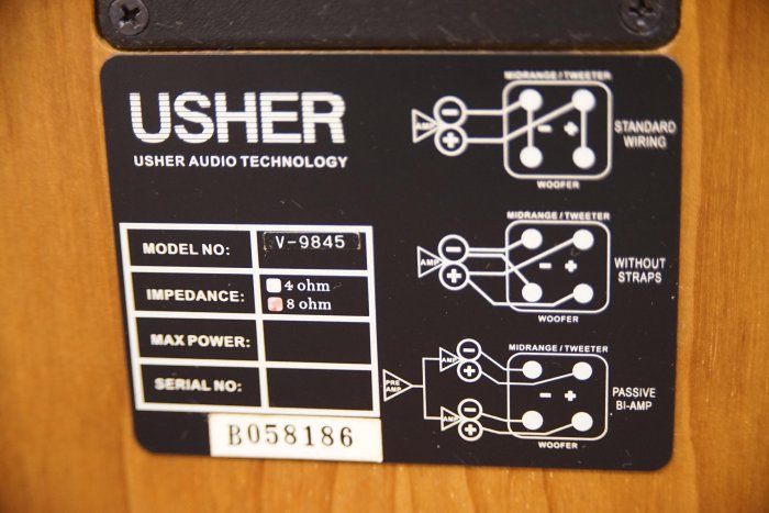 [ 一元音響 ] 罕見經典 二代原木箱體版 雅瑟 USHER V-9845 三音路大喇叭 一元起標 | Yahoo拍賣