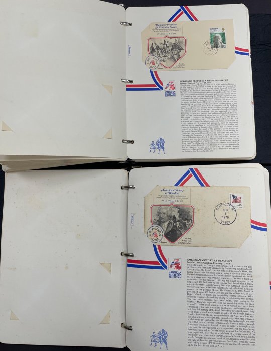 【週日21:00】54~G122~美國建國200週年紀念郵票首日封約93封專冊共2大本, 如圖 | Yahoo拍賣