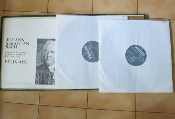 黑膠 Ayo 阿姚 - Bach 巴哈 : 無伴奏小提琴奏鳴曲與組曲 (2LPs 荷Philips NM) | Yahoo拍賣