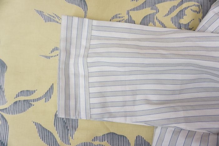 拾壹♥時尚心語♥男裝 全新【46】DAKS肩日製灰白100棉七分袖上衣~玲鳴-0415-H21 | Yahoo拍賣