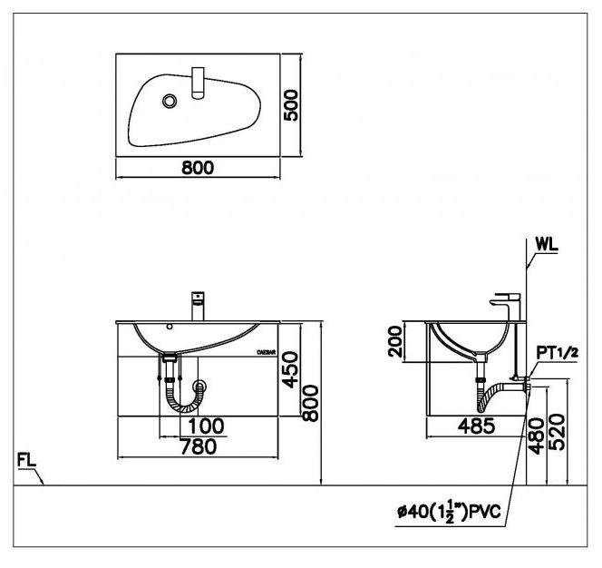 《振勝網》高評價 Caesar 凱撒衛浴 LF5036/EH05036AD貝格妮雅浴櫃組(門片) 80cm 不含龍頭 | Yahoo拍賣
