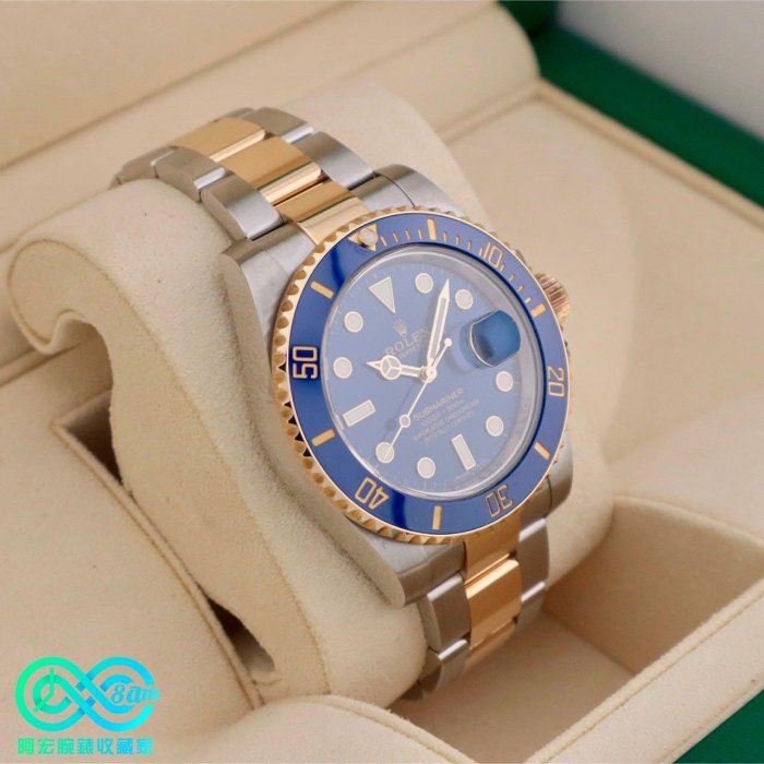 2017年 國內貨 ROLEX 勞力士Submariner 116613LB 18K半金藍水鬼 陶瓷框 潛水錶 40mm | Yahoo拍賣