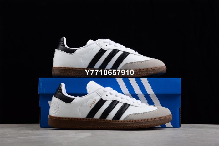 adidas Samba Vegan 愛迪達三葉草休閑板鞋男女鞋 FW2427 | Yahoo拍賣