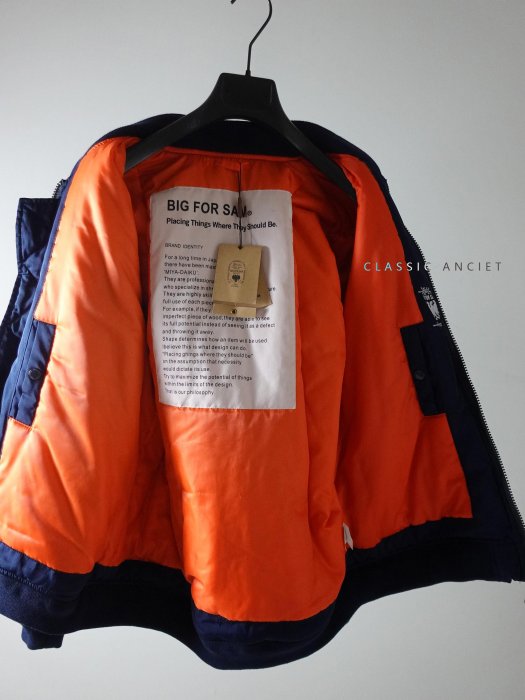 CA BIG FOR SAM 全新 深藍 鋪棉夾克 L號 一元起標無底價B124 | Yahoo拍賣