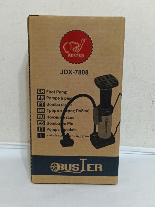 ~特賣會~JDX-7808腳踏式便攜打氣機 自行車打氣筒 高壓打氣筒 高硬材質外管 防滑穩固腳踏 防凍氣管 附有2款打氣針 小巧迷你方便好攜帶，只用一元起標! | Yahoo拍賣