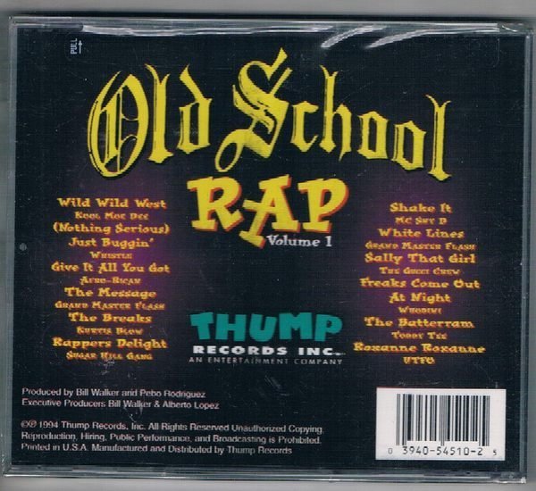 [鑫隆音樂]西洋CD-OLD SCHOOL RAP /VOLUME 1 {TH4510-2}原裝進口版/ 全新 | Yahoo拍賣