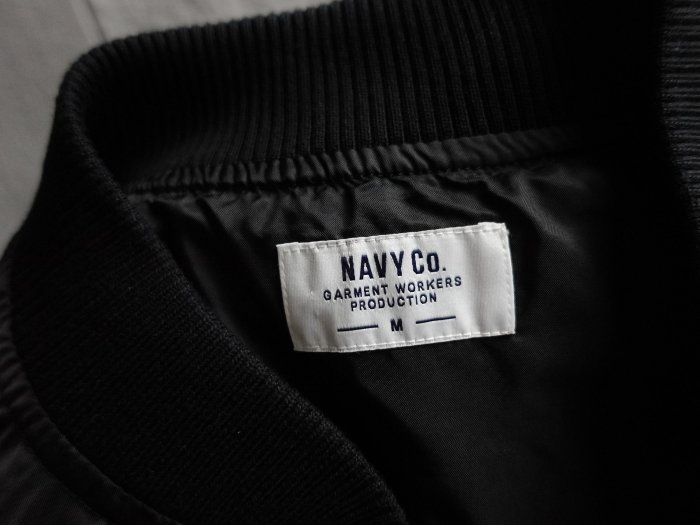 CA 美式休閒品牌 NAVY 黑色 飛行夾克 M號 一元起標無底價E237 | Yahoo拍賣