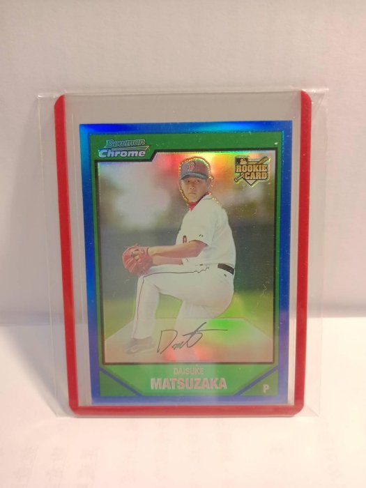 2007 BOWMAN CHROME 藍亮/REF. #210.強投 松坂大輔 RC 限量新人卡~本拍有3張~ | Yahoo拍賣