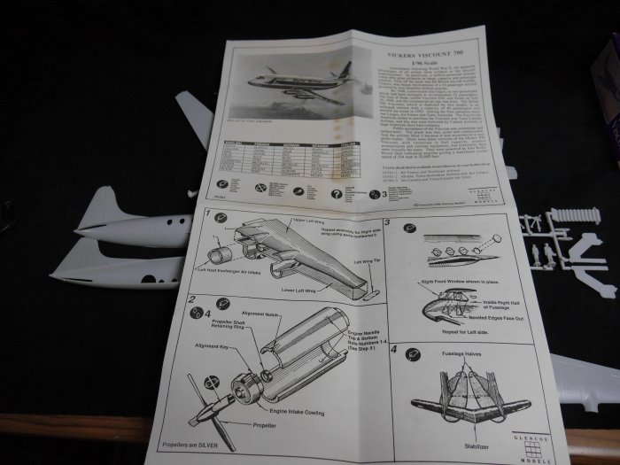 【阿輝の古物】玩具/模型_Vickers Viscount_1/96_#E20 | Yahoo拍賣