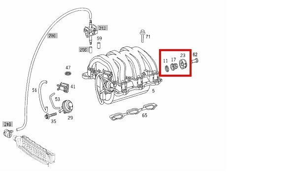 BENZ W202 S202 M112 M113 煞車 剎車氣泵 接頭 氣邦 氣幫 真空管 進氣歧管 歧管 (3件套餐)1119970545 ...