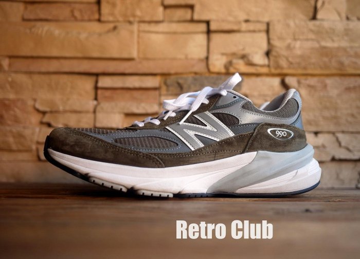 Retro CLUB【一元起標】【二手】美國 NEW BALANCE U990OG6 990v6 美製 墨綠 麂皮 復古慢跑鞋 B25841 ...