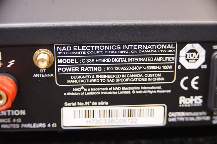 [ 一元音響 ] 現役機款! 英國 NAD C338 藍芽 WI-FI 數位 串流 二聲道綜合擴大機 一元起標 | Yahoo拍賣