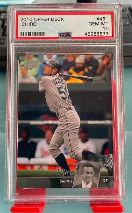 2010 Upper Deck Ichiro 鈴木一朗 鑑定卡 PSA10 | Yahoo拍賣