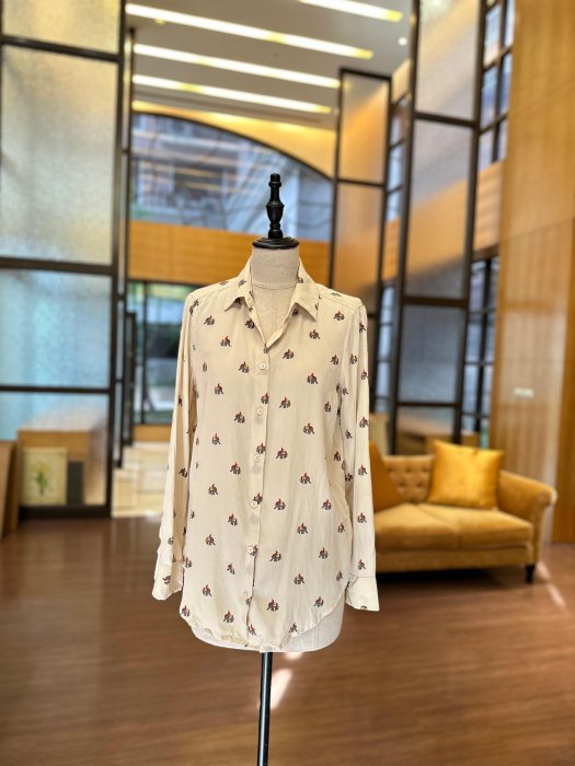 *Beauty*EQUIPMENT米色長袖襯衫PH25 | Yahoo拍賣