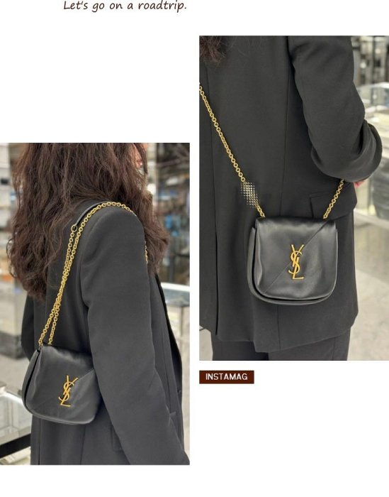 YSL Jamie 4.3 Nano Crossbody Bag in Quilted Leather 肩背真皮迷你包 斜背包 絎縫 logo ...