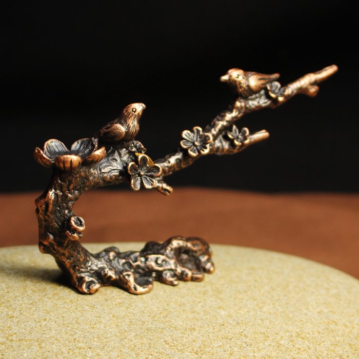 【桑園の】精美銅器 香道具 古梅雀鳥 倒流香座 線香座 香插 Q 6319 | Yahoo拍賣