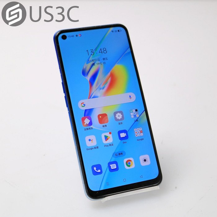 【US3C-桃園春日店】【一元起標 】公司貨OPPO A54 CPH2239 4G 64G 星幻藍 6.51 吋 IPX4防水 二手手機 ...