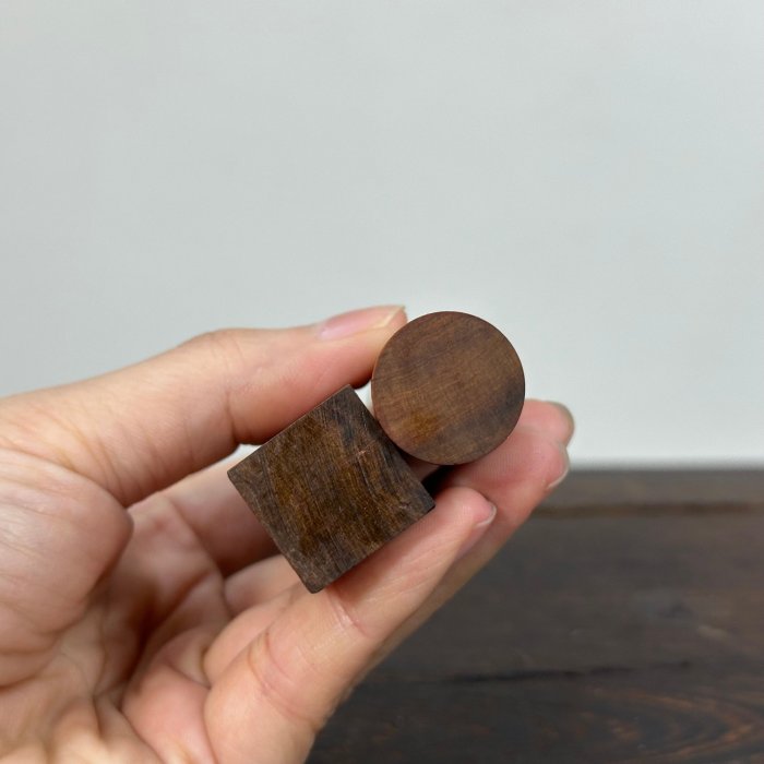 【居寶屋】精選 肖楠印章 圓印 方印 個人印 公司印 開運印章 兩件一標 附盒 一元起標 無底價 C618 | Yahoo拍賣