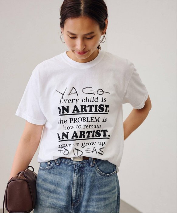 旺來 in jp 6月169 YA GOOD IDEAS × KIBITZ HANDWKS MESSAGE TSHIRT | Yahoo拍賣