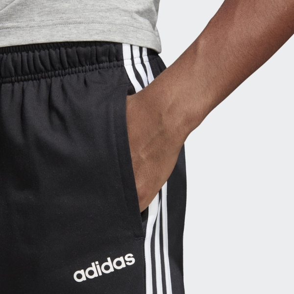【現貨】Adidas ESSENTIALS 男裝 長褲 休閒 棉質 收窄 三條線 黑 【運動世界】 DU0456 | adidas ...