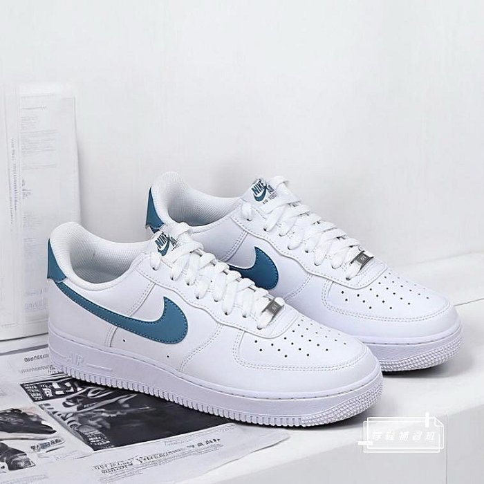 球鞋補習班 NIKE AIR FORCE 1 07 乾燥藍 白靛藍 低筒 AF1 男 復古 休閒鞋 FJ4146-114 | Yahoo拍賣