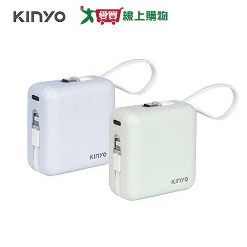 KINYO 大方塊行動電源KPB-2303【愛買】 | 自帶線 | Yahoo購物中心