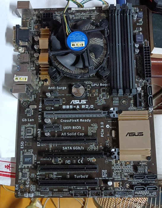華碩ASUS主機板: B85-A R2.0 大板~不含CPU ~二手 | Yahoo拍賣