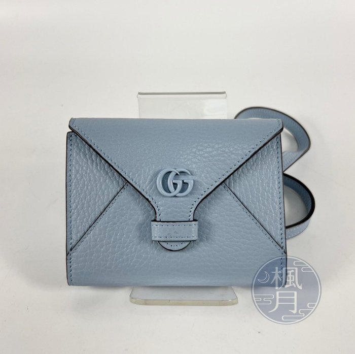 【一元起標 07/02】 GUCCI 701073 藍 GG信封小包 | Yahoo拍賣