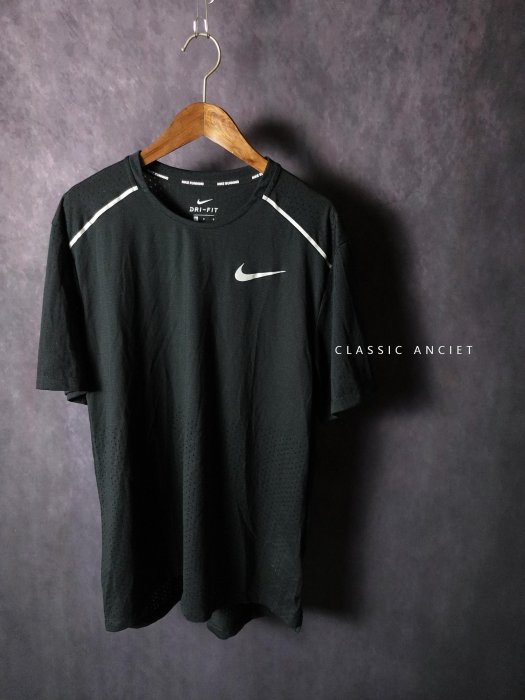 CA 美國運動品牌 NIKE DRI-FIT 黑色 運動短t L號 一元起標無底價C719 | Yahoo拍賣