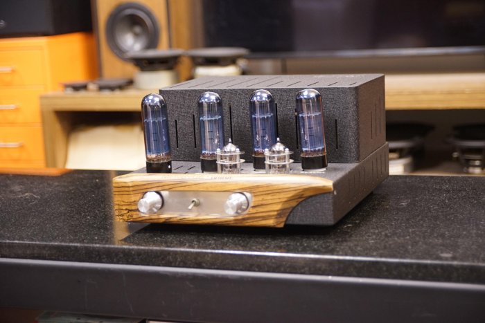 [ 一元音響 ] 罕見寶貝 MENGYUE MINI EL34 真空管綜合擴大機 一元起標 | Yahoo拍賣